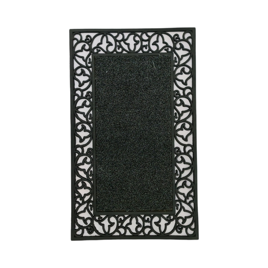 RUBBER MAT WITH GRASS DARK GREY – Dubai Centre